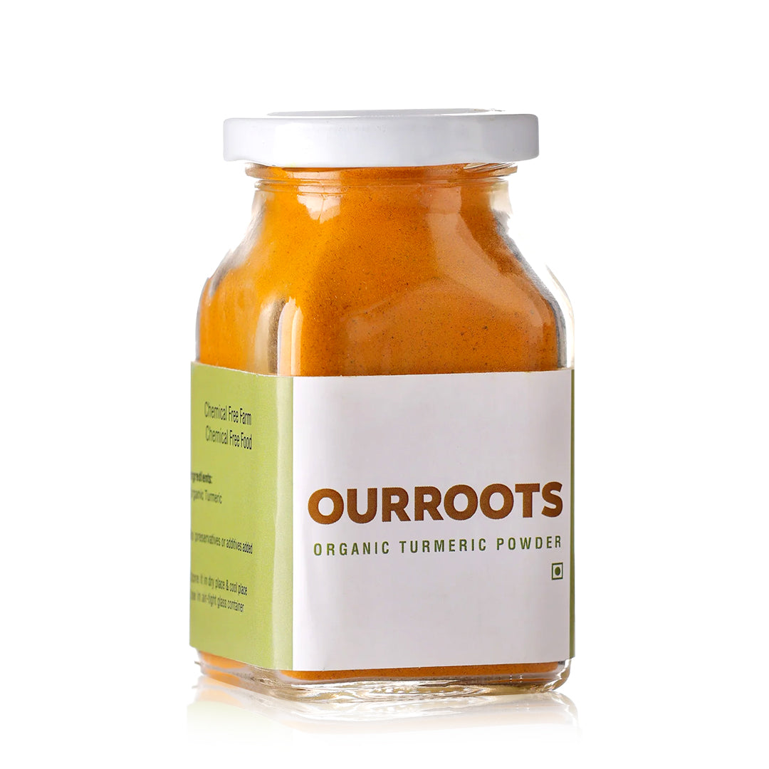 Turmeric Powder (120 gm) – VJ Organic Farms