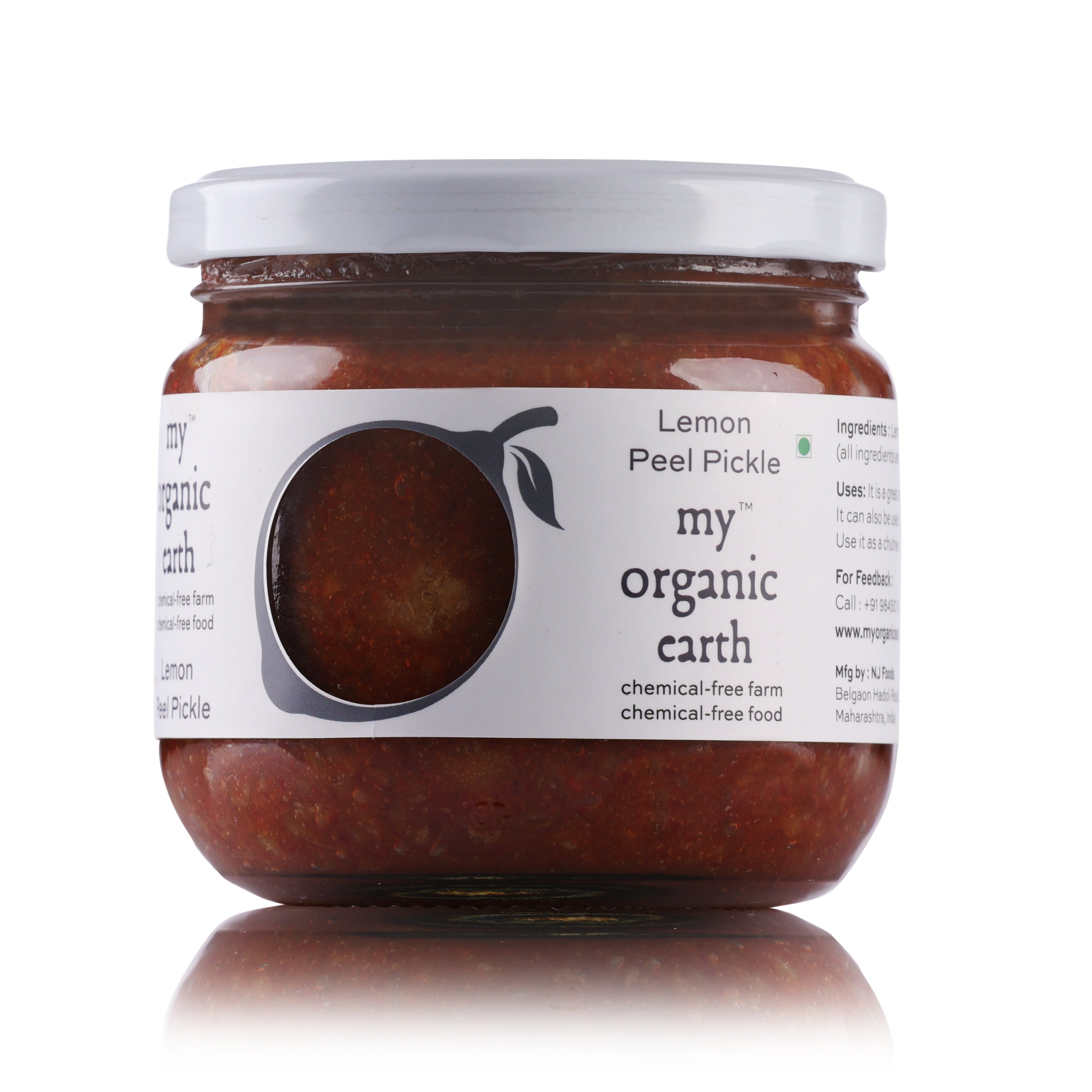 Lemon-Peel Pickle (375 gm) – VJ Organic Farms