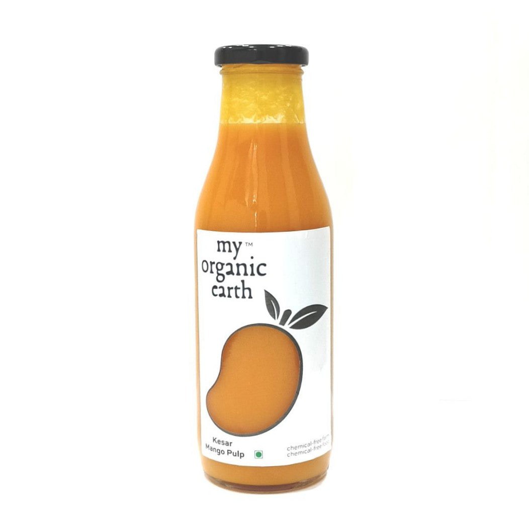 Kesar Mango Pulp – VJ Organic Farms